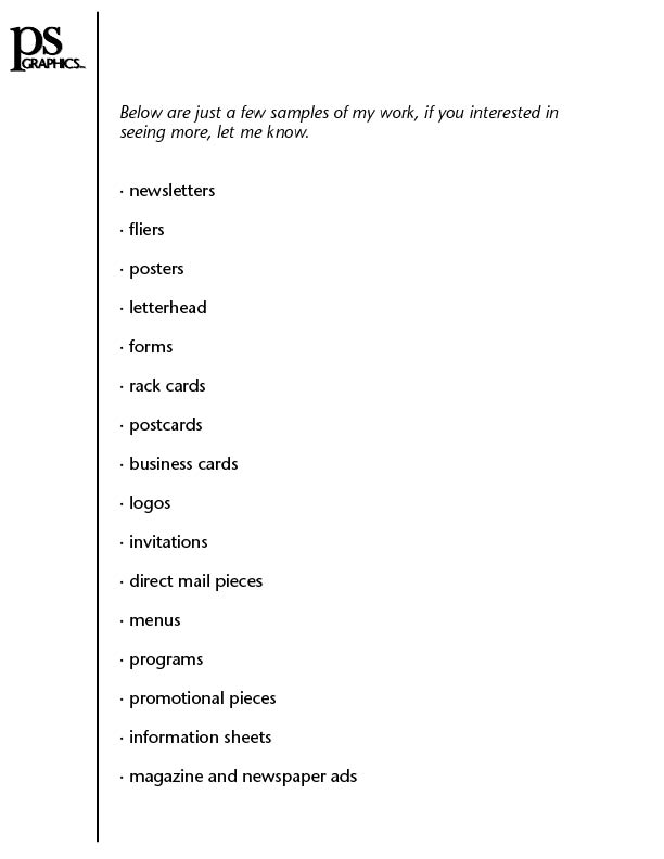 PS Graphics - Portfolio